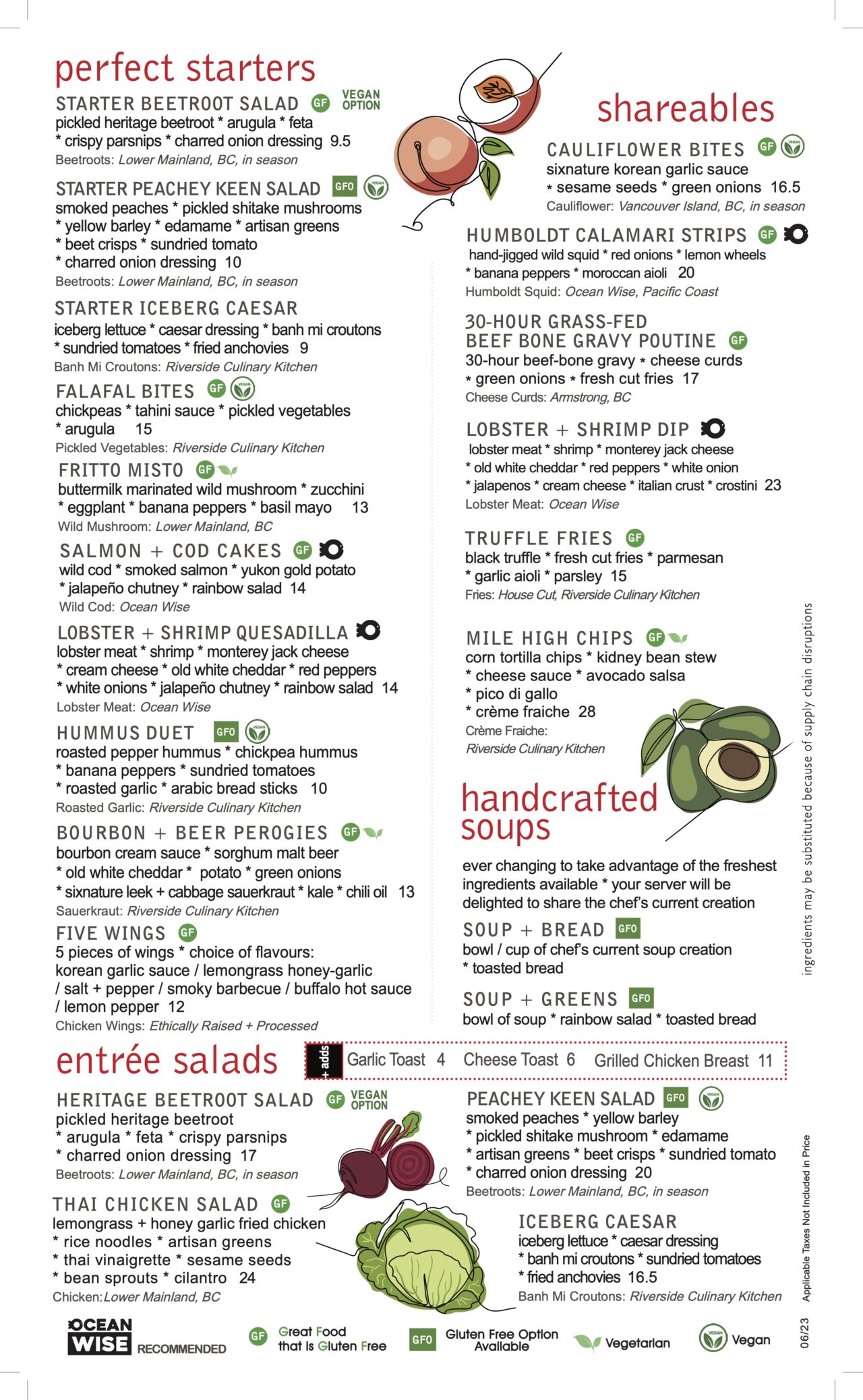 Food Menus - Six Mile Pub & Eatery